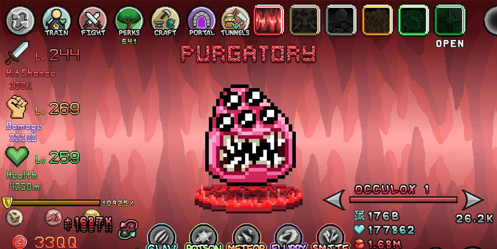 Idle Skilling（技能放置）Steam英文放置-Git游戏-gityx.com-文字放置摸鱼挂机游戏大全