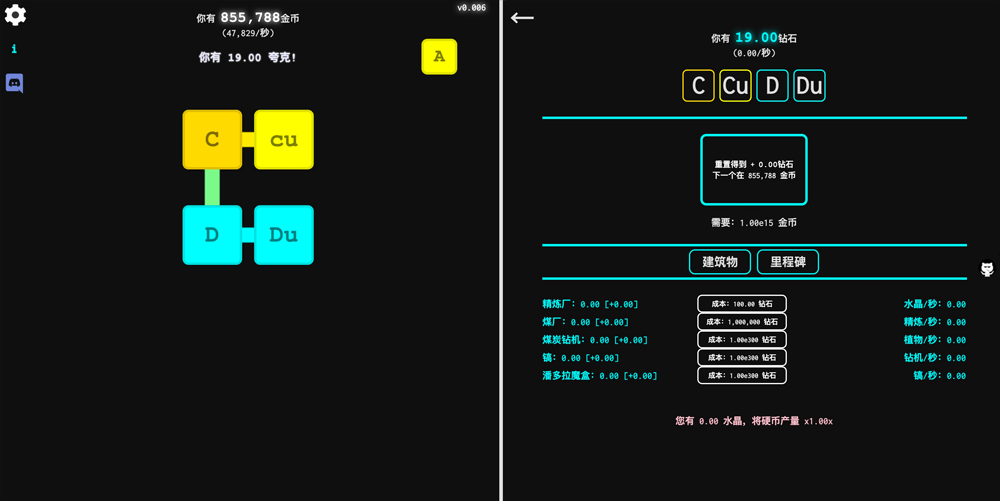 协同树（The Synergism Tree）-Git游戏-gityx.com-文字放置摸鱼挂机游戏大全