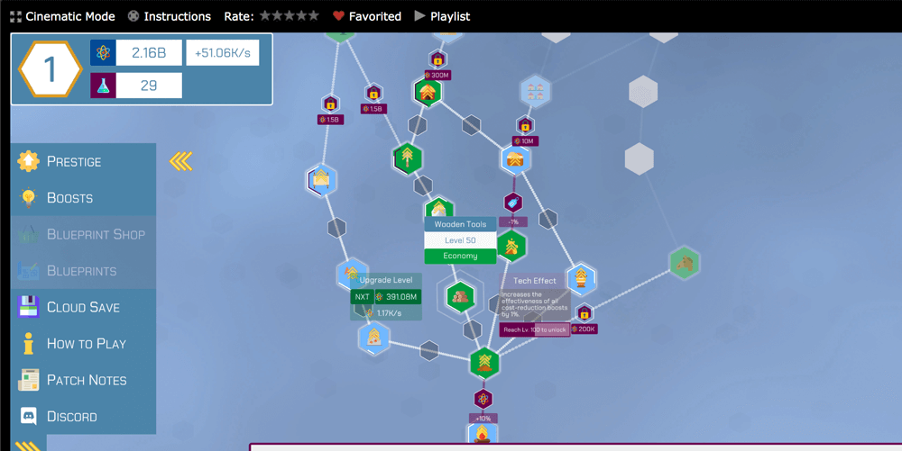 科技树放置（Idle Tech Tree）-Git游戏-gityx.com-文字放置摸鱼挂机游戏大全