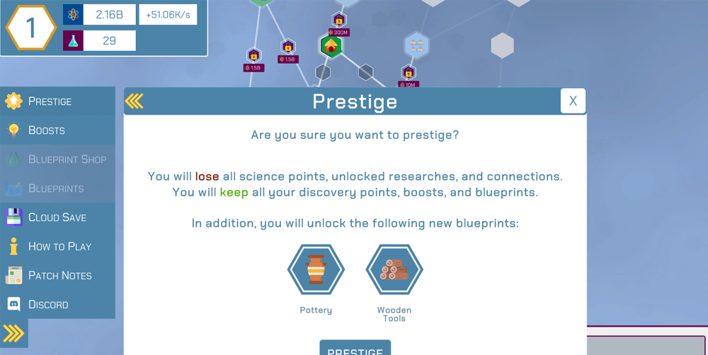 科技树放置（Idle Tech Tree）-Git游戏-gityx.com-文字放置摸鱼挂机游戏大全