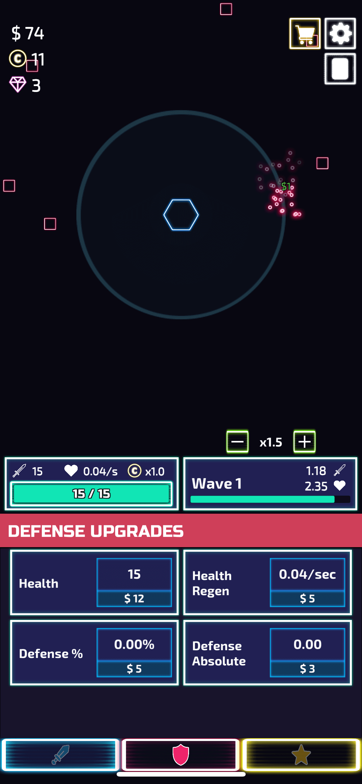 The Tower - Idle Tower Defense，英文手机塔防放置-Git游戏-gityx.com-文字放置摸鱼挂机游戏大全